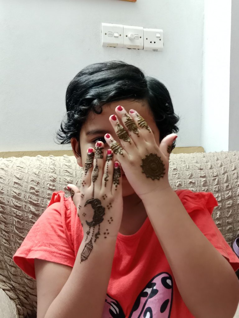 Baby Full Hand Mehndi Design simple and beautiful